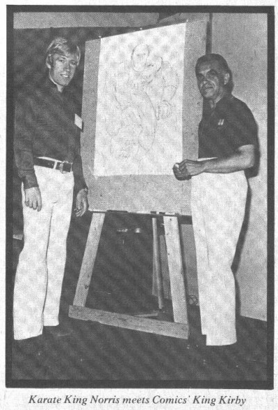 Chuck Norris at 1975 San Diego Comic-Con – COMIC BOOK COLLECTORS CLUB